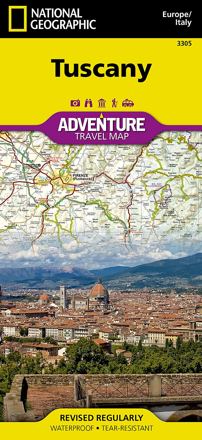 Tuscany Map [Italy] (National Geographic Adventure Map, 3305)