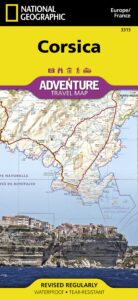 corsica map [france] (national geographic adventure map, 3315)