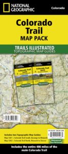 colorado trail [map pack bundle] (national geographic trails illustrated map)