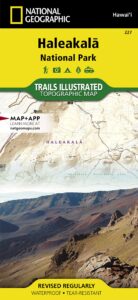 haleakala national park map (national geographic trails illustrated map, 227)