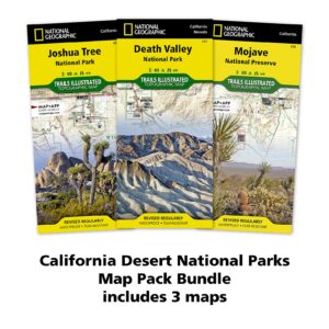 California Desert National Parks [Map Pack Bundle] (National Geographic Trails Illustrated Map)