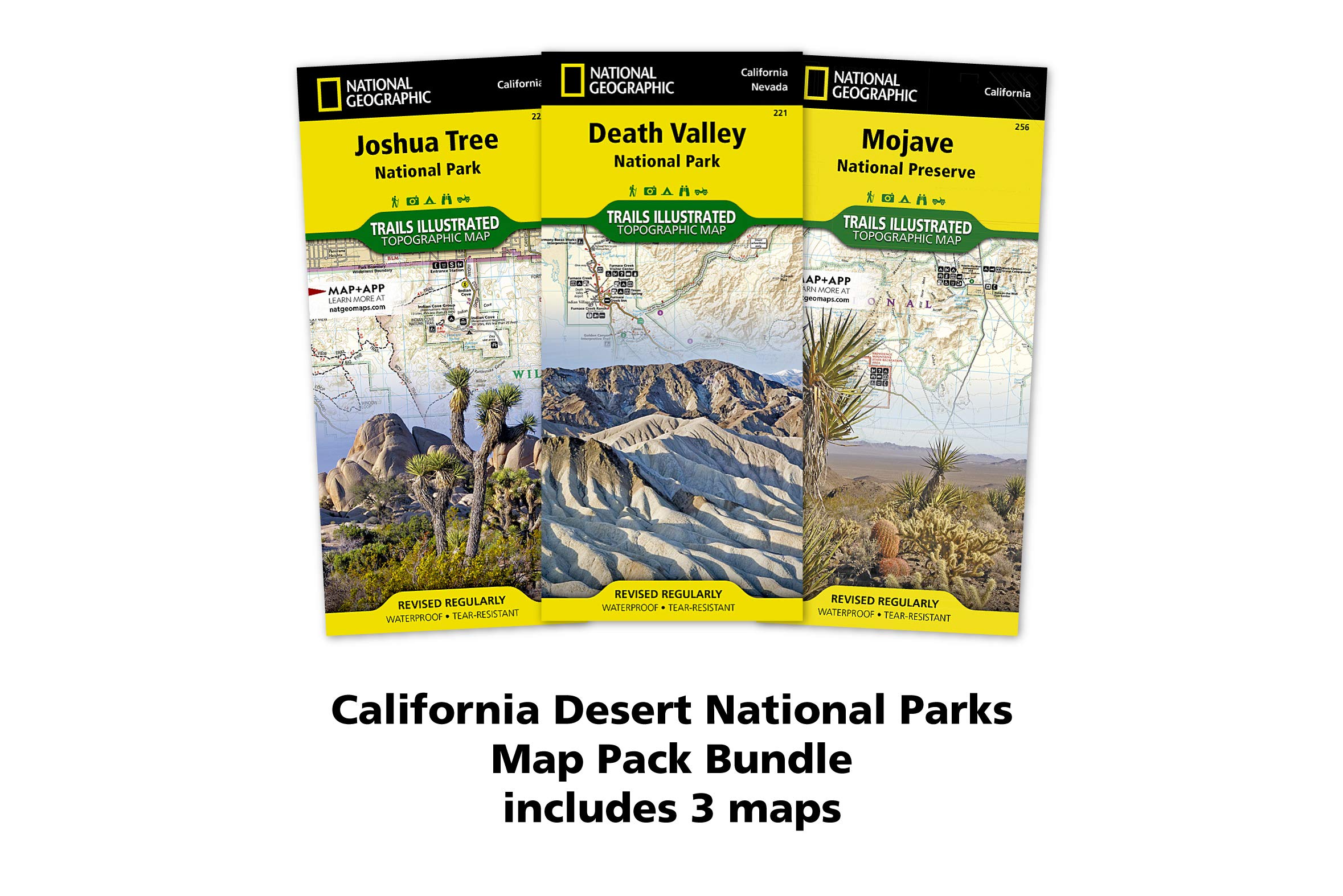 California Desert National Parks [Map Pack Bundle] (National Geographic Trails Illustrated Map)