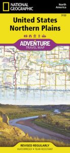 united states, northern plains map (national geographic adventure map, 3122)