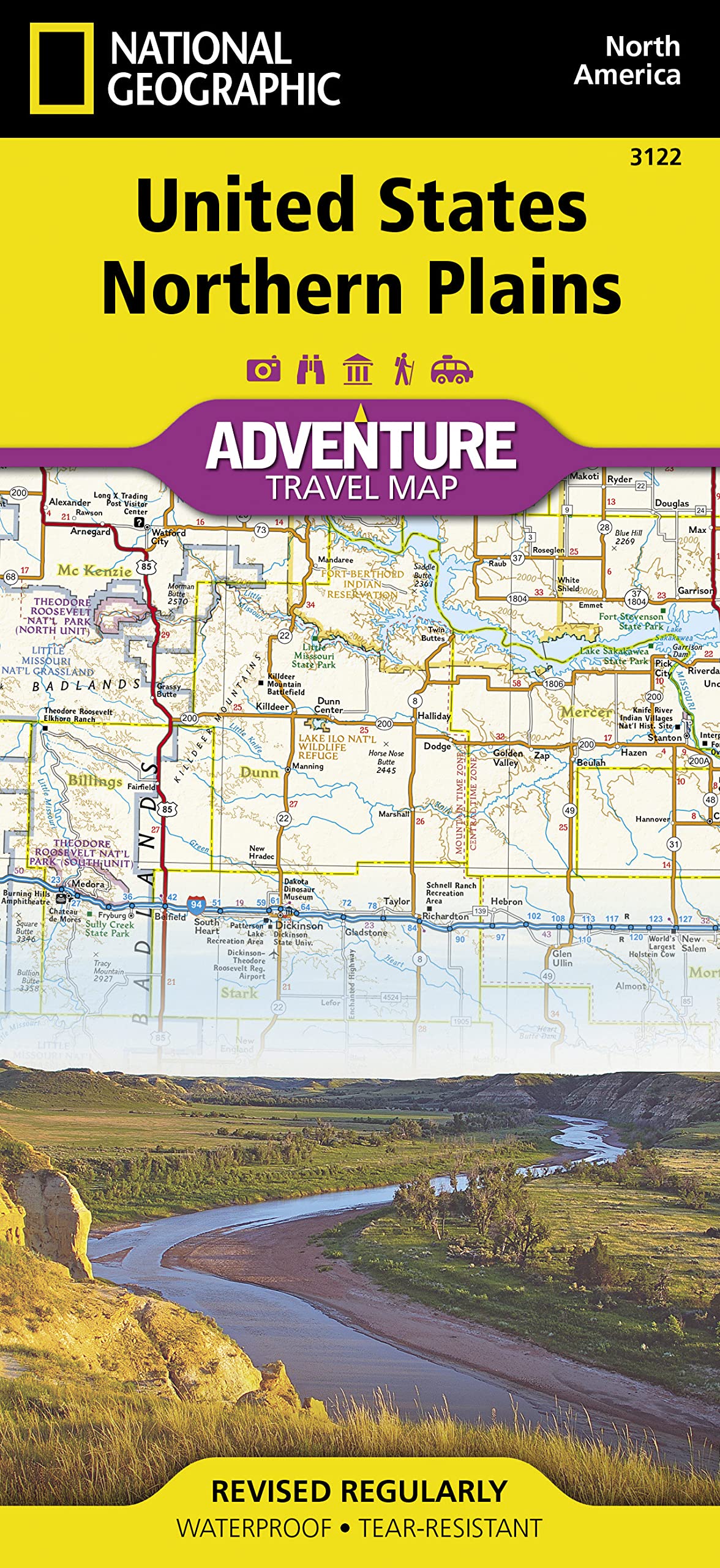 United States, Northern Plains Map (National Geographic Adventure Map, 3122)