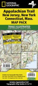 appalachian trail: new jersey, new york, connecticut, massachusetts [map pack bundle] (national geographic trails illustrated map)