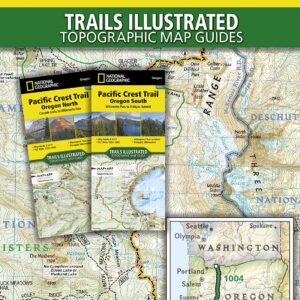 Pacific Crest Trail: Oregon [Map Pack Bundle] (National Geographic Trails Illustrated Map)