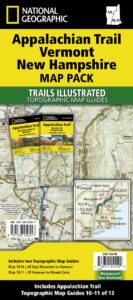 appalachian trail: vermont, new hampshire [map pack bundle] (national geographic trails illustrated map)