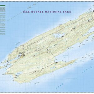 Isle Royale National Park Map (National Geographic Trails Illustrated Map, 240)