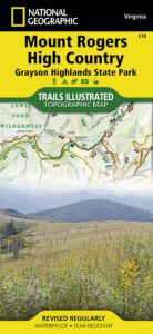 mount rogers high country map [grayson highlands state park] (national geographic trails illustrated map, 318)