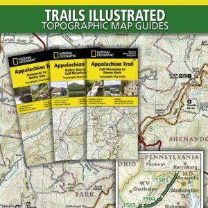 Appalachian Trail: Virginia, West Virginia, Maryland [Map Pack Bundle] (National Geographic Trails Illustrated Map)