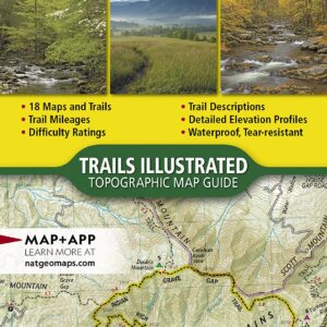 Great Smoky Mountains National Park Day Hikes Map (National Geographic Topographic Map Guide, 1702)