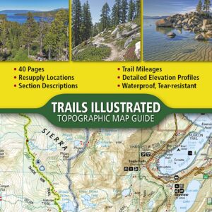 Tahoe Rim Trail Map (National Geographic Topographic Map Guide, 1013)