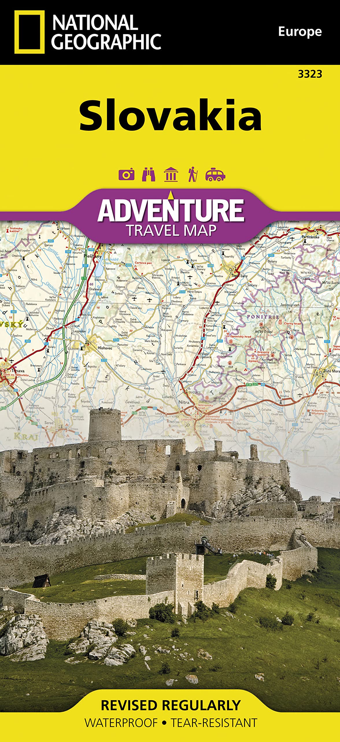 Slovakia Map (National Geographic Adventure Map, 3323)