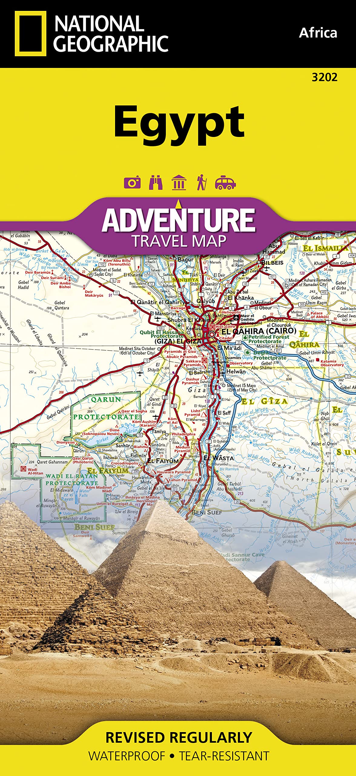 Egypt Map (National Geographic Adventure Map, 3202)