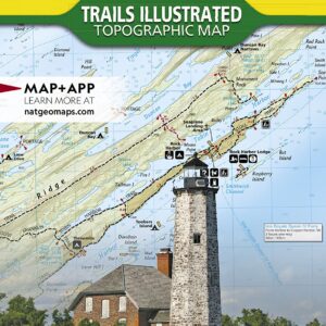 Isle Royale National Park Map (National Geographic Trails Illustrated Map, 240)