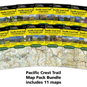 Pacific Crest Trail [Map Pack Bundle] (National Geographic Trails Illustrated Map)