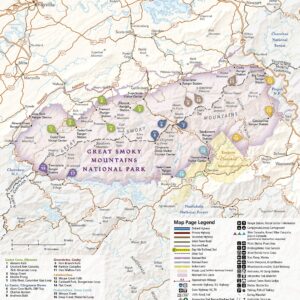 Great Smoky Mountains National Park Day Hikes Map (National Geographic Topographic Map Guide, 1702)