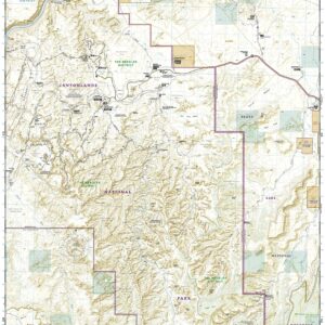 Needles District: Canyonlands National Park Map (National Geographic Trails Illustrated Map, 311)