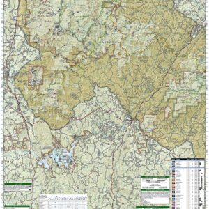 Springer and Cohutta Mountains Map [Chattahoochee National Forest] (National Geographic Trails Illustrated Map, 777)