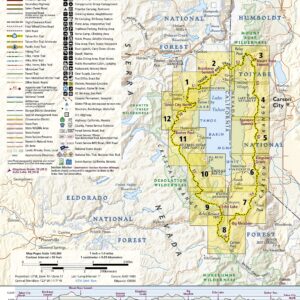 Tahoe Rim Trail Map (National Geographic Topographic Map Guide, 1013)