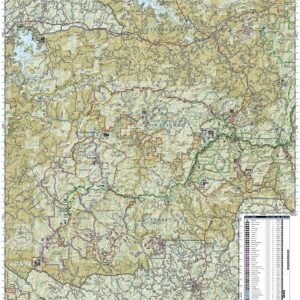 Springer and Cohutta Mountains Map [Chattahoochee National Forest] (National Geographic Trails Illustrated Map, 777)