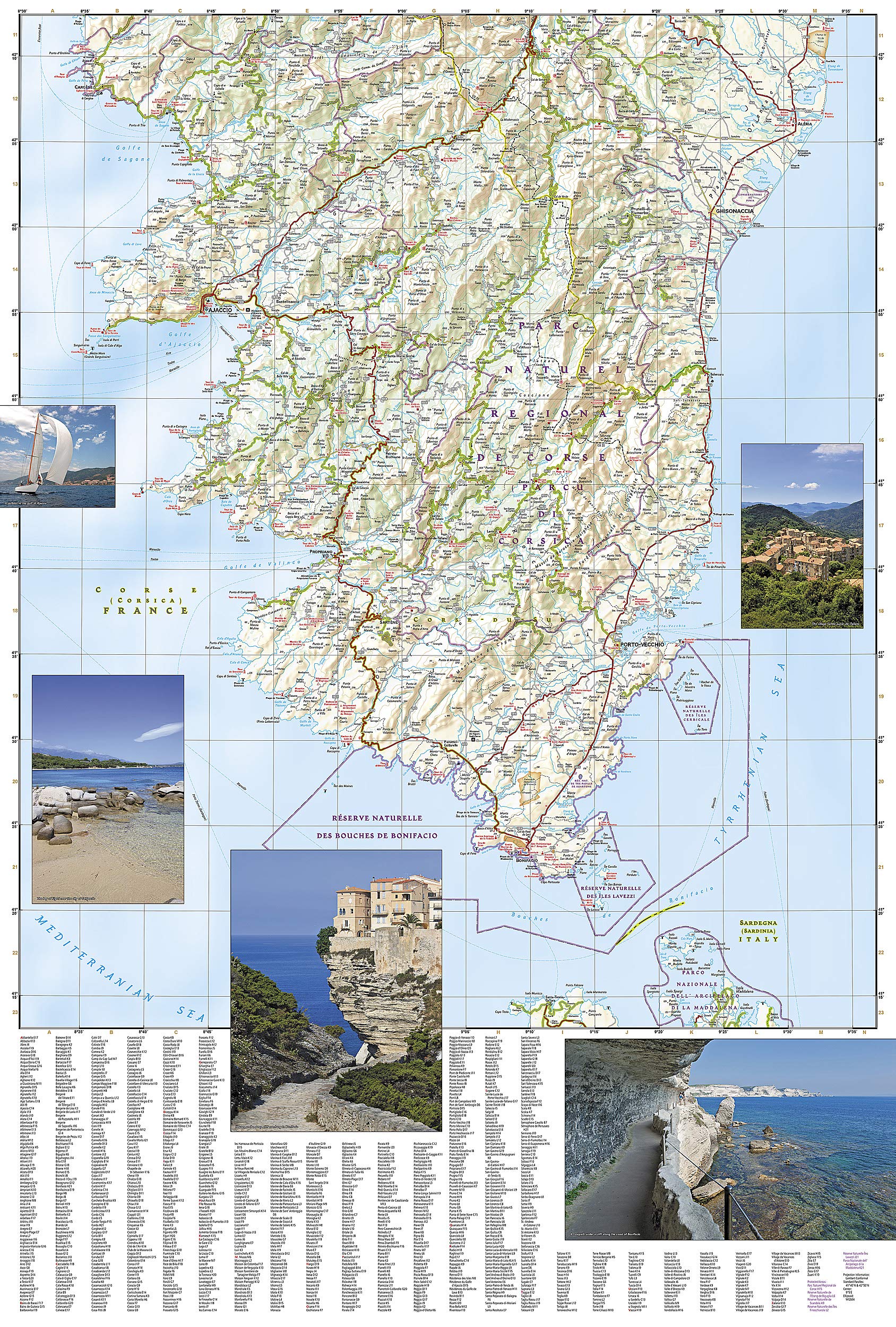 Corsica Map [France] (National Geographic Adventure Map, 3315)