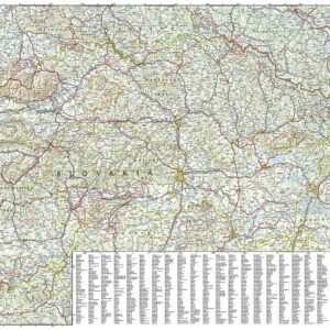 Slovakia Map (National Geographic Adventure Map, 3323)