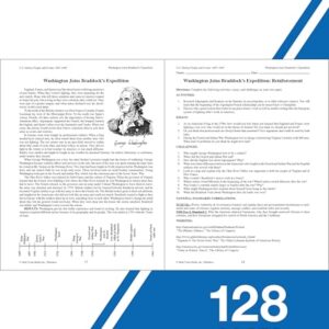 Mark Twain American History Workbook, Grades 6-12, US History of People and Events from 1607-1865, Declaration of Independence, Constitution of the ... Curriculum (American History Series)