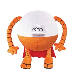 merrymakers dog man's 80-hd soft plush toy, 9-inch, from dav pilkey's bestselling dog man graphic novel series