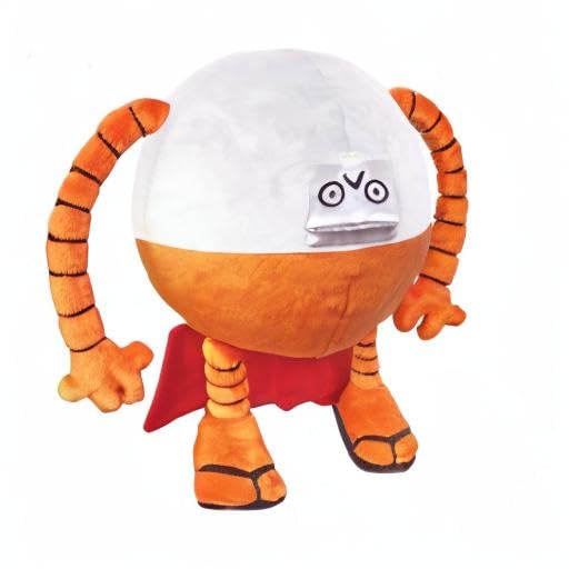 MerryMakers Dog Man's 80-HD Soft Plush Toy, 9-Inch, from Dav Pilkey's bestselling Dog Man Graphic Novel Series