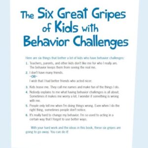 The Survival Guide for Kids With Behavior Challenges: How to Make Good Choices and Stay Out of Trouble (Survival Guides for Kids)