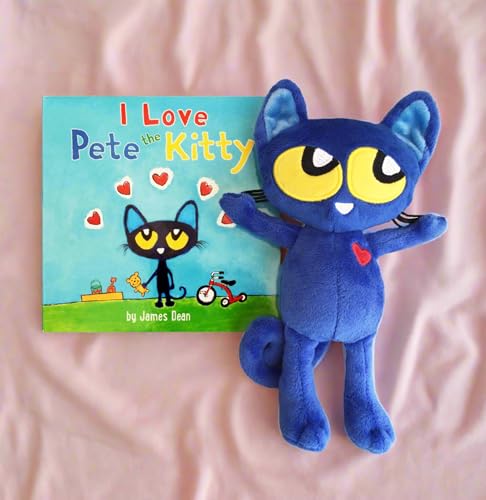 MerryMakers Pete the Kitty Plush Doll, 8.5-Inch