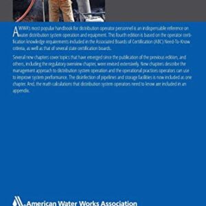 Water Distribution Operator Training Handbook, Fourth Edition