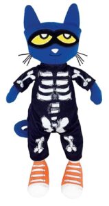 merrymakers pete the cat: spooky pete plush toy, 14-inch, based on the bestselling children's books by james dean and kimberly dean