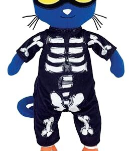 MerryMakers PETE The CAT: Spooky PETE Plush Toy, 14-Inch, Based on The bestselling Children's Books by James Dean and Kimberly Dean