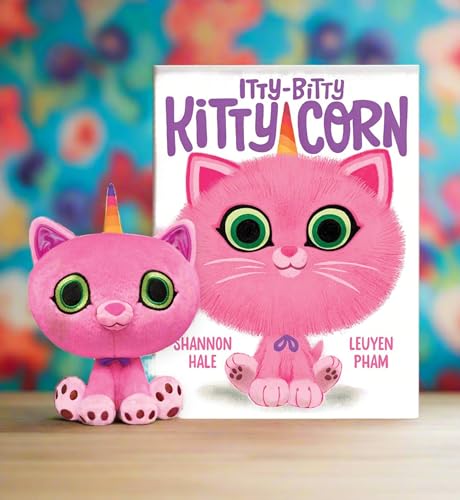 MerryMakers Itty-Bitty Kitty-Corn Doll, 9.5-Inch, Based on The bestselling Children's Picture Book by Shannon Hale, Pink