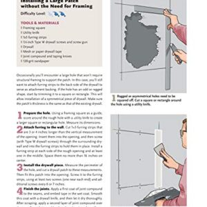 Ultimate Guide: Drywall, 3rd Edition (Creative Homeowner) Hang Drywall On Walls and Ceilings Like a Pro, Learn Taping Secrets for Seamless Joints, Apply Finishes and Make Drywall Repairs