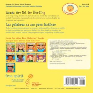 Words Are Not for Hurting / Las palabras no son para lastimar Board Book (Best Behavior®) (Spanish and English Edition)