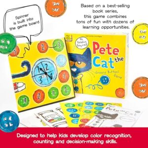 Briarpatch | Pete the Cat Groovy Buttons Game, Fans of Pete the Cat Books, Ages 3+