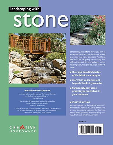 Landscaping with Stone, 2nd Edition: Create Patios, Walkways, Walls, and Other Landscape Features (Creative Homeowner) Over 300 Photos & Illustrations; Learn to Plan, Design, & Work with Natural Stone