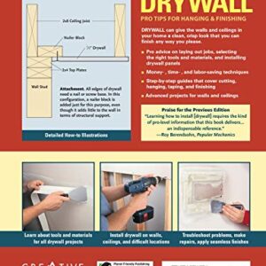 Ultimate Guide: Drywall, 3rd Edition (Creative Homeowner) Hang Drywall On Walls and Ceilings Like a Pro, Learn Taping Secrets for Seamless Joints, Apply Finishes and Make Drywall Repairs