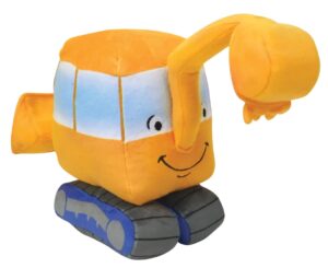 merrymakers little excavator plush toy, 7-inch