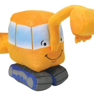 MerryMakers Little Excavator Plush Toy, 7-Inch