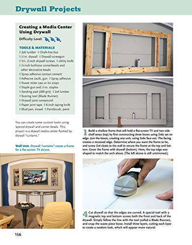 Ultimate Guide: Drywall, 3rd Edition (Creative Homeowner) Hang Drywall On Walls and Ceilings Like a Pro, Learn Taping Secrets for Seamless Joints, Apply Finishes and Make Drywall Repairs