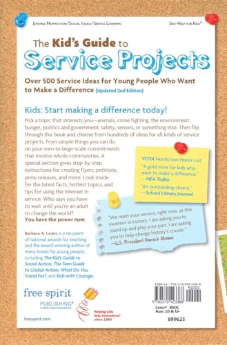 The Kid's Guide to Service Projects: Over 500 Service Ideas for Young People Who Want to Make a Difference