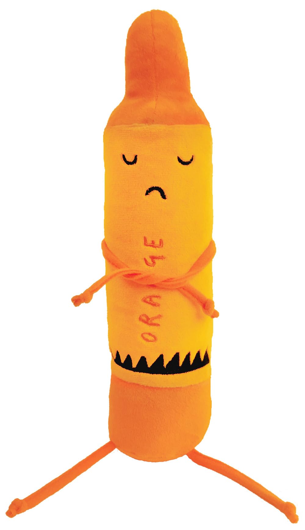 MerryMakers The Day the Crayons Quit Orange Soft Plush Crayon Toy, 12-Inch, from Drew Daywalt and Oliver Jeffer's The Day the Crayons Quit Book Series