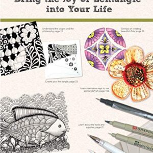 Joy of Zentangle: Drawing Your Way to Increased Creativity, Focus, and Well-Being (Design Originals) Instructions for 101 Tangle Patterns from CZTs Suzanne McNeill, Sandy Steen Bartholomew, & More