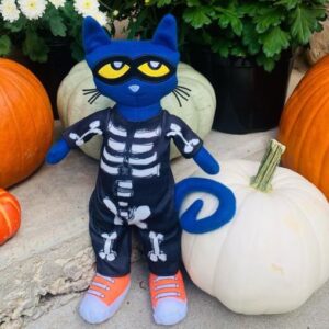 MerryMakers PETE The CAT: Spooky PETE Plush Toy, 14-Inch, Based on The bestselling Children's Books by James Dean and Kimberly Dean