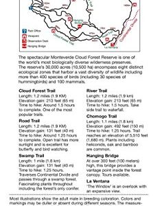 Monteverde Birds: A Folding Pocket Guide to Familiar Species of Costa Rica's Monteverde Cloud Forest (Nature Observation International)