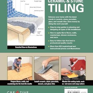 Ultimate Guide: Ceramic & Stone Tiling, Third Edition, Updated and Expanded (Creative Homeowner) Step-by-Step Guide to Tile Installations, including Glass, Mosaic, & Porcelain (Home Improvement)